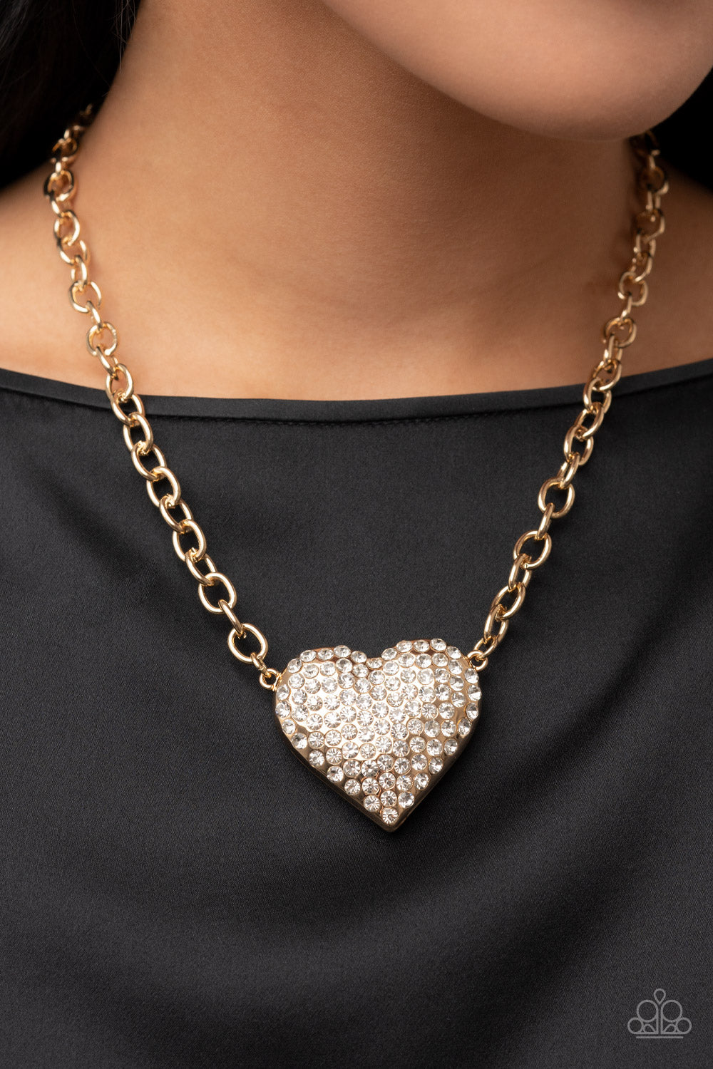 Hearty hearts gold paparazzi store